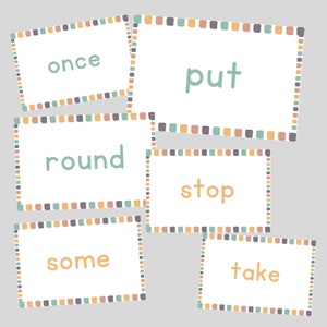 Printable Dolch First Grade Sight Word Flashcards (PDF) - Etsy