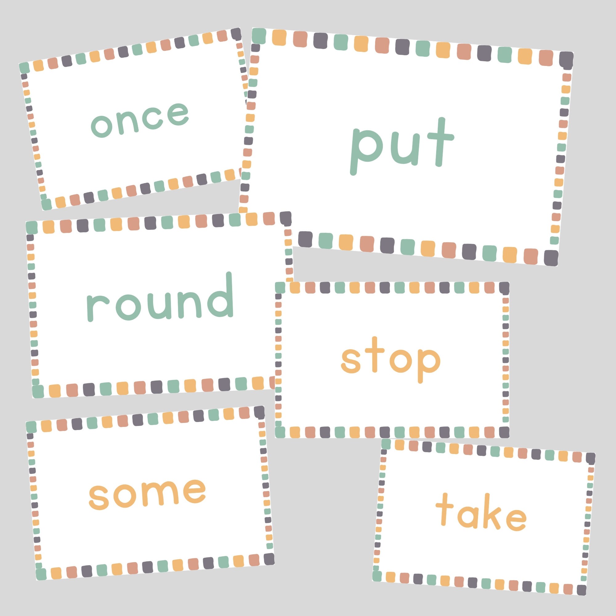 Printable Dolch First Grade Sight Word Flashcards (PDF) - Etsy