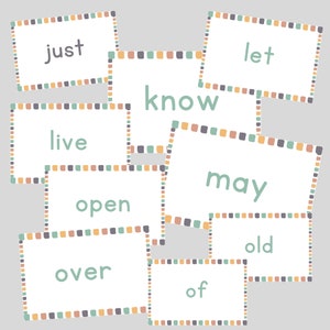 Printable Dolch First Grade Sight Word Flashcards (PDF) - Etsy
