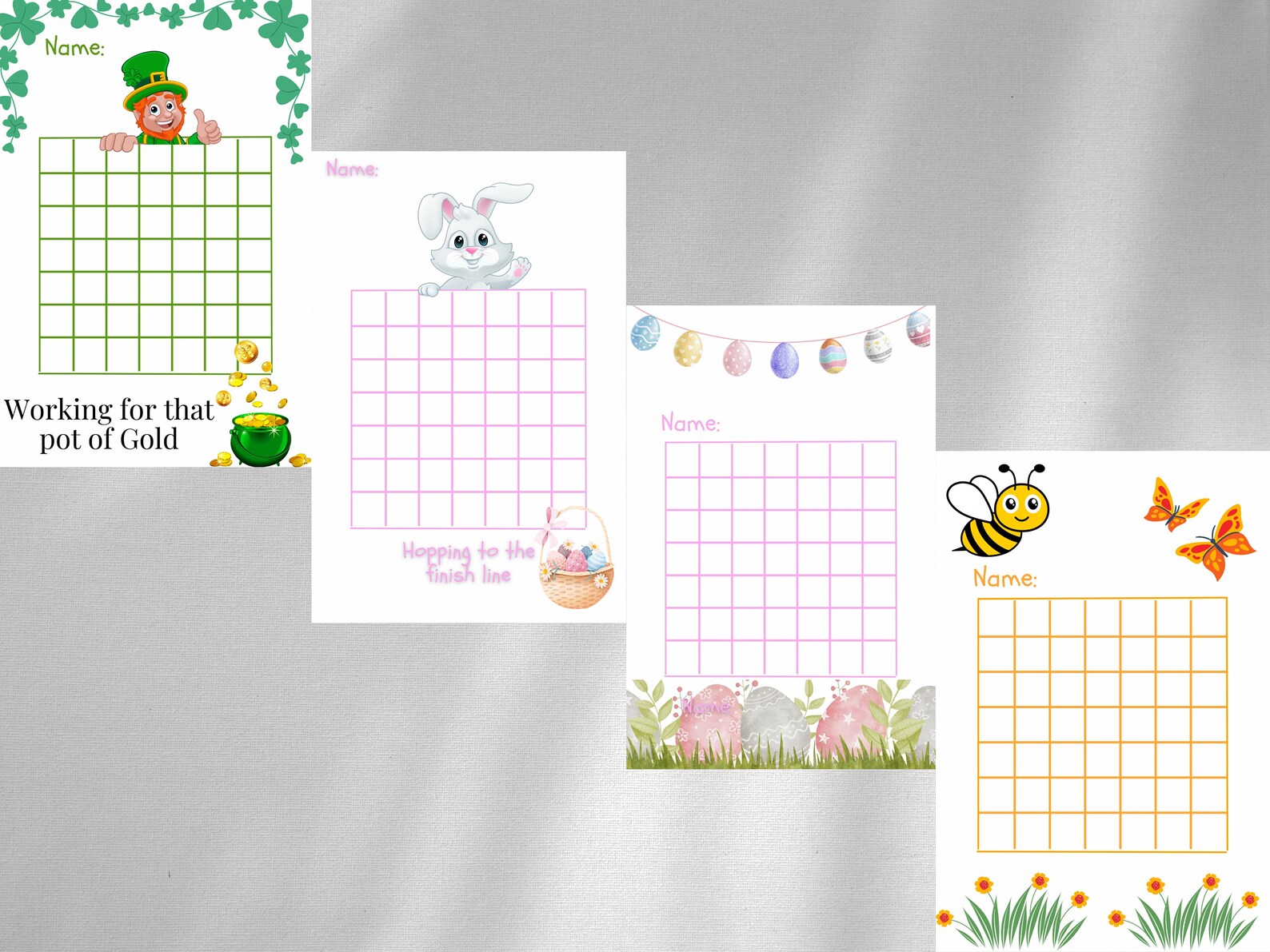 Sticker Behavior Reward Charts, Printable Incentive Charts, Classroom ...
