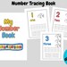 Number Tracing Book 1-10, Printable Number Booklet, Homeschool Math ...