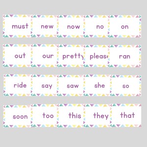 Printable Dolch Sight Word Flashcards, Dolch Preprimer Prekindergarten ...