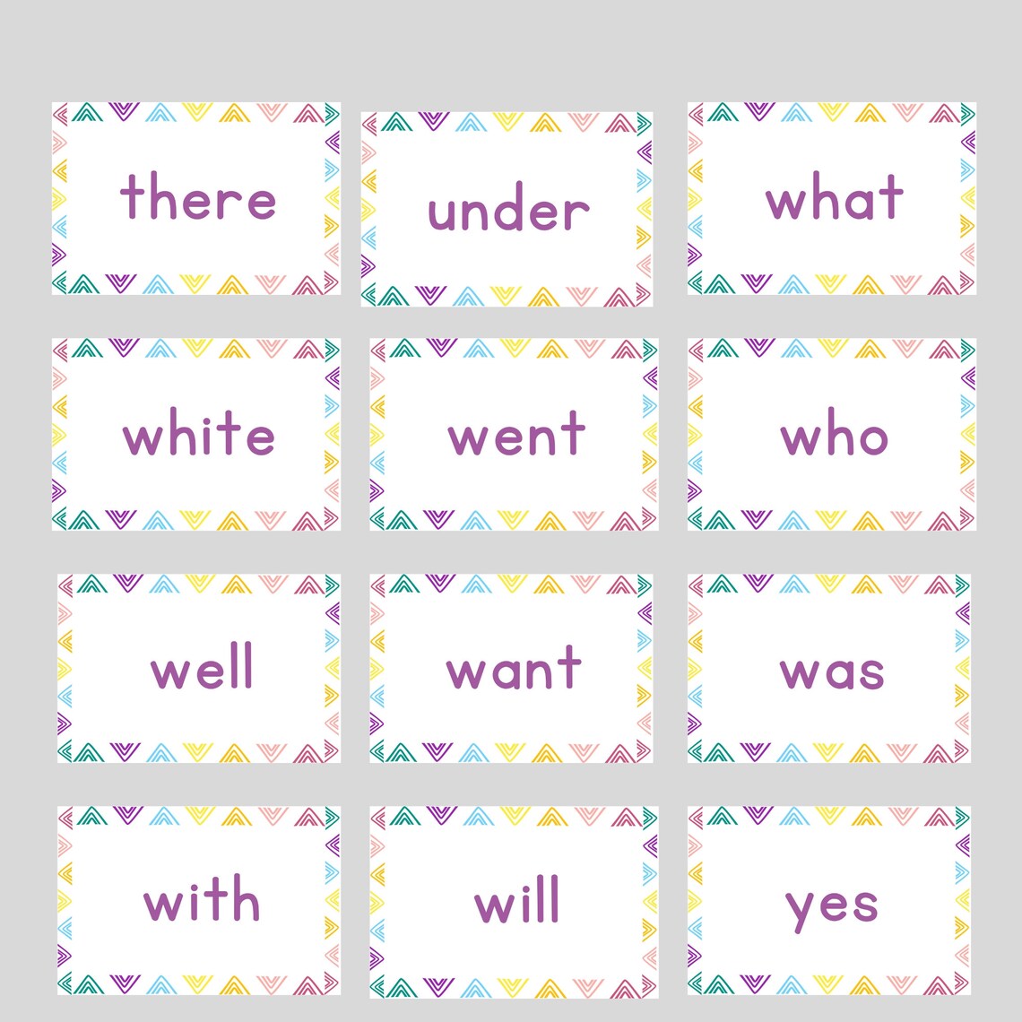 Printable Dolch Sight Word Flashcards, Dolch Preprimer Prekindergarten ...