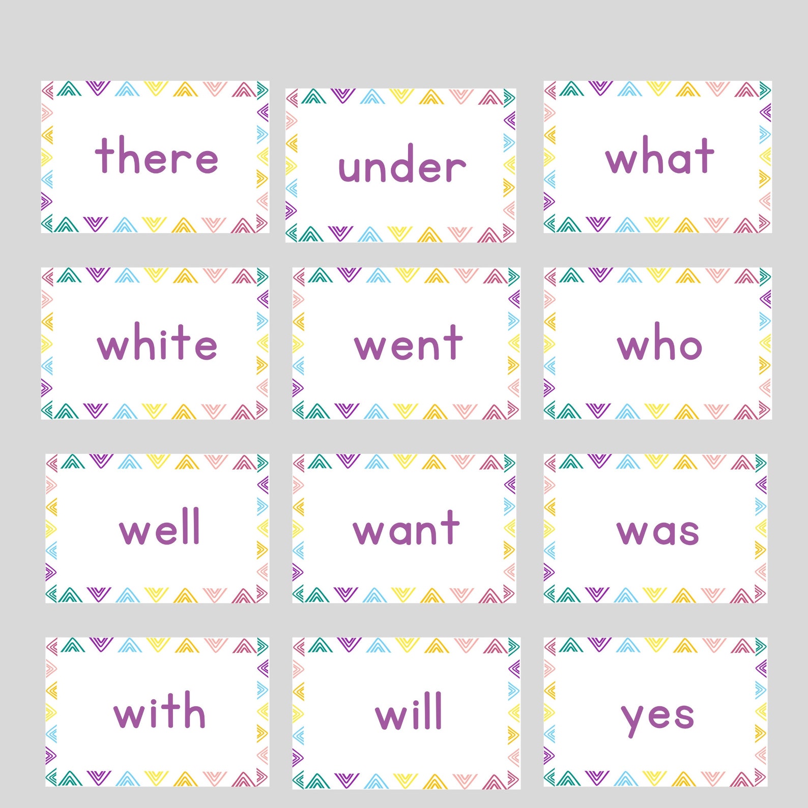 Printable Dolch Sight Word Flashcards, Dolch Preprimer Prekindergarten ...