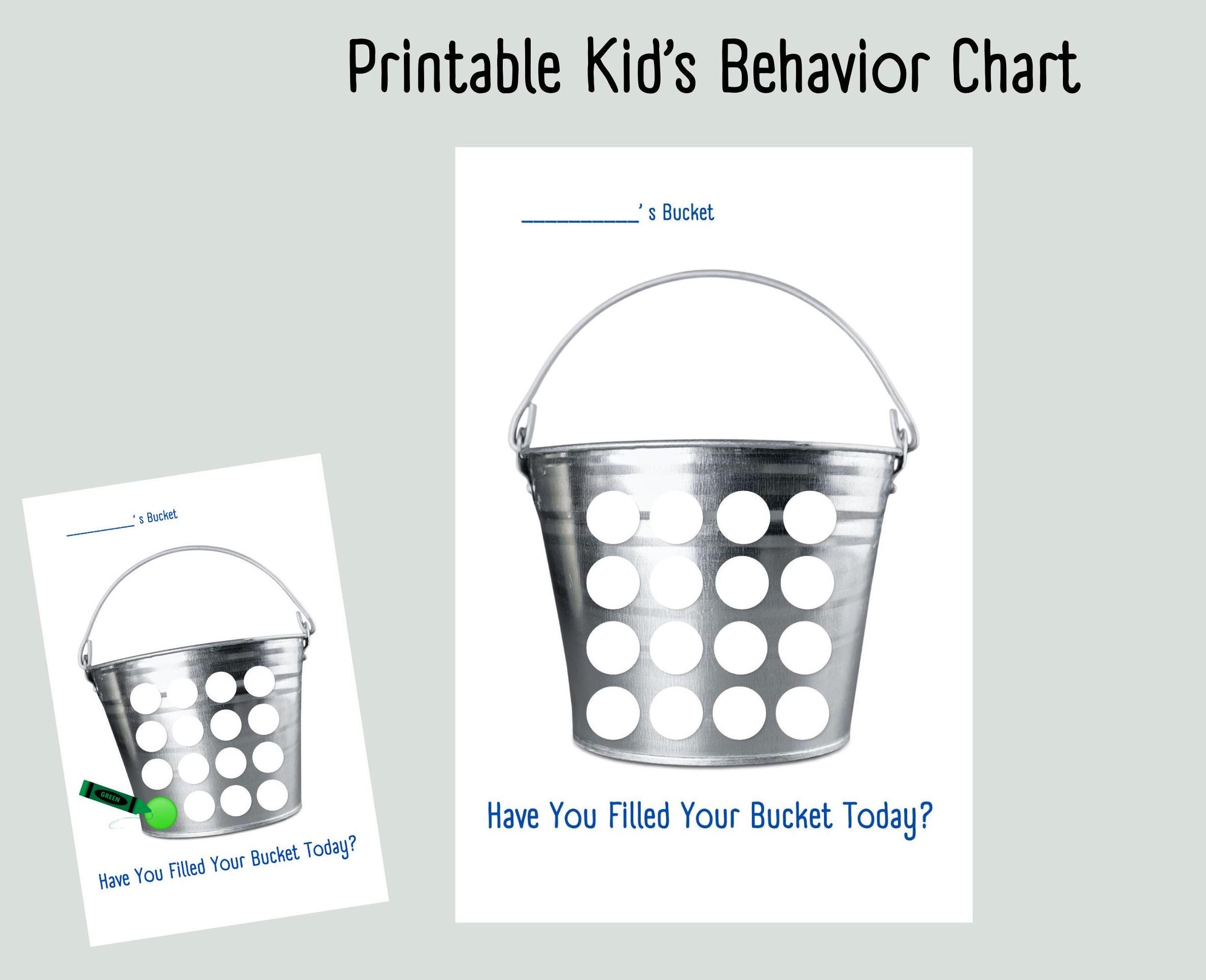 Behavior Reward Chart, Printable Incentive Chart, Sticker Chart, Kid's ...
