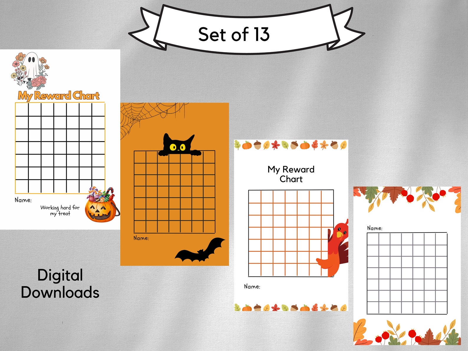Sticker Behavior Reward Charts, Printable Incentive Charts, Classroom ...