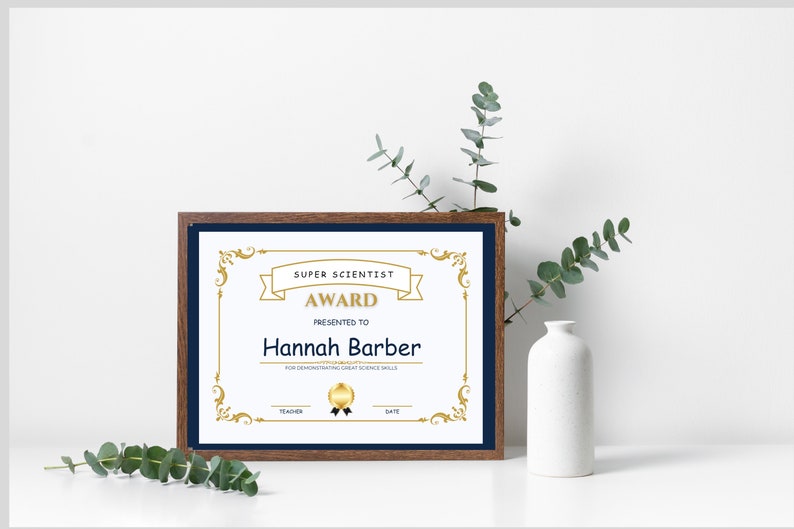 Editable Teacher Classroom Awards, Student Certificates - Etsy