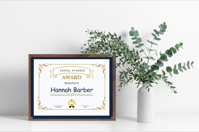 Editable Student Award Certificates: End of Year Classroom Awards ...