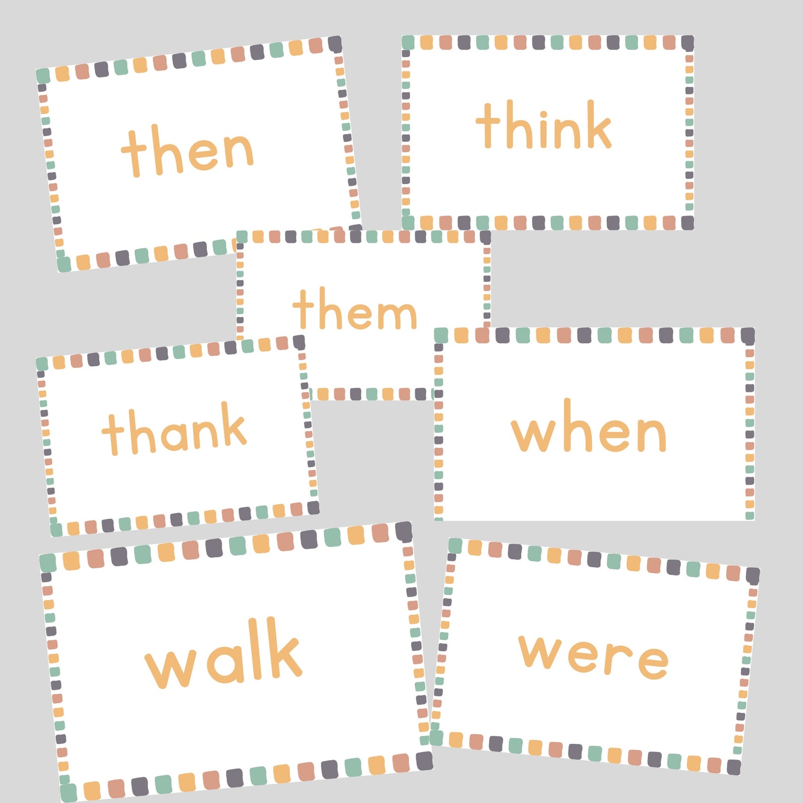 Printable Dolch First Grade Sight Word Flashcards (PDF) - Etsy