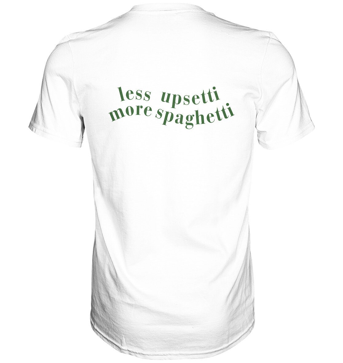 Less Upsetti More Spaghetti Shirt, Minimalist Quote Shirt, Trendy ...
