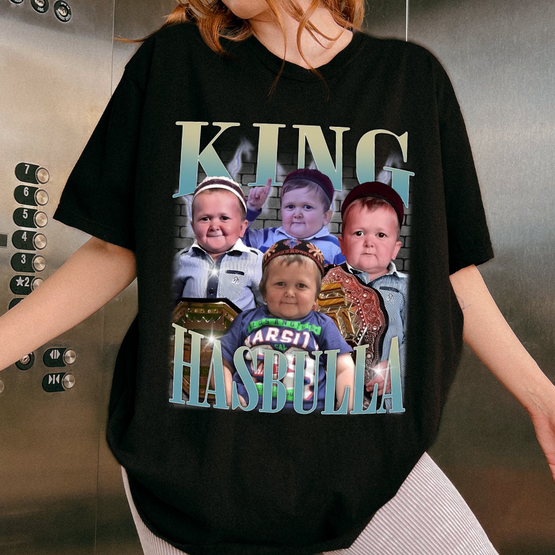 Retro King Hasbulla Shirt, Hasbulla Fan T-shirt, 90s Bootleg Hasbulla ...
