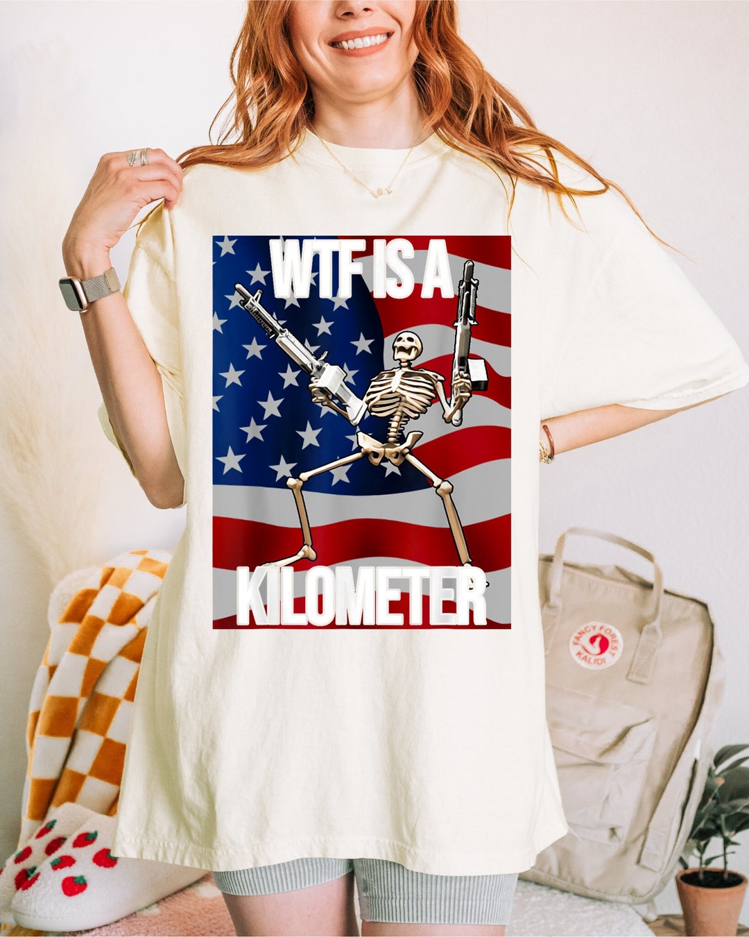 WTF is a Kilometer Funny American Patriot Shirt, Gen-z Humor, Hilarious ...