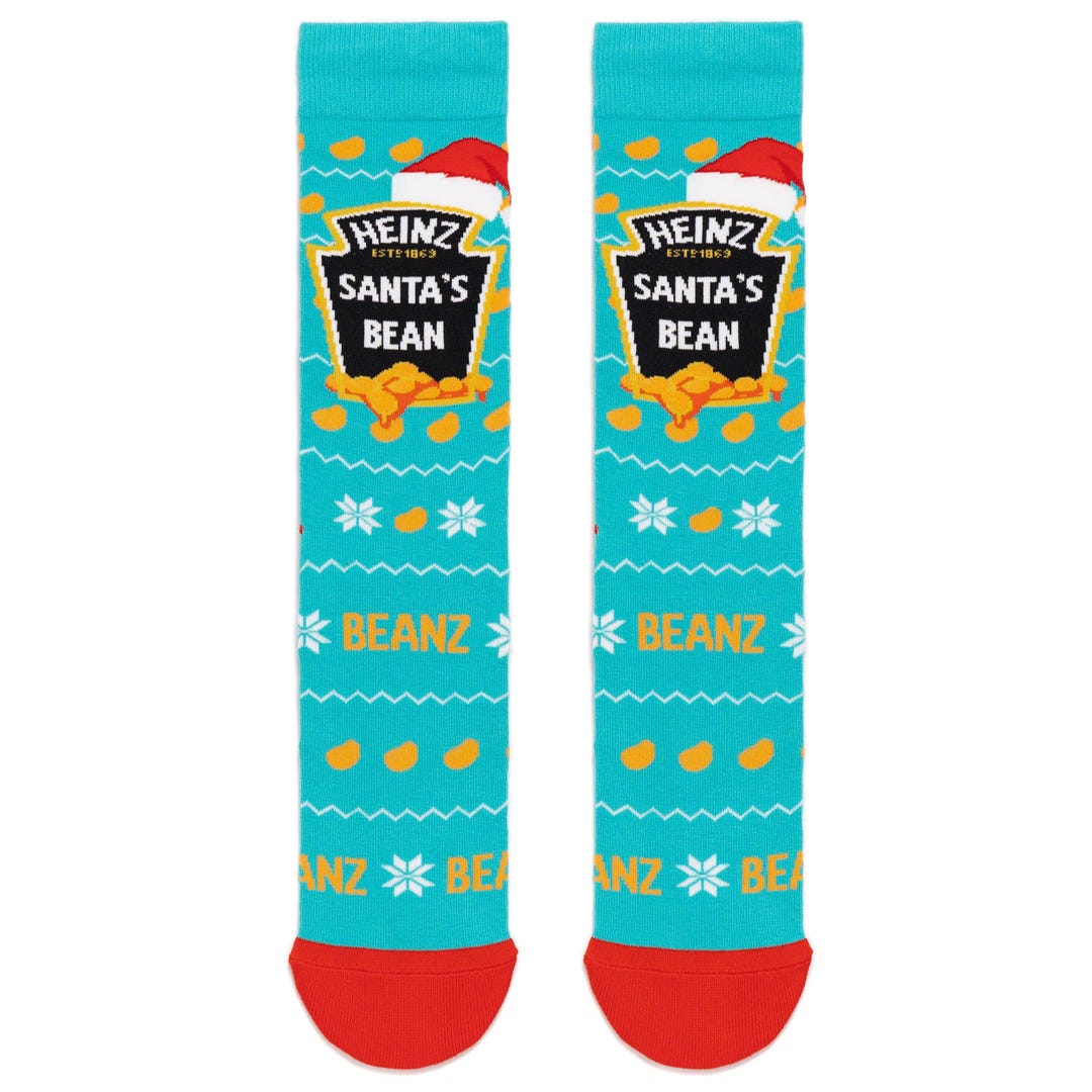 Heinz Baked Beans 'santa's Bean' Adult Socks - Etsy