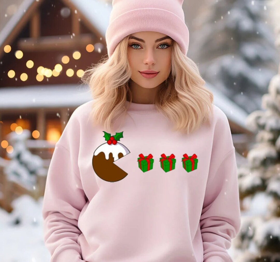 Comfort Colors® Christmas Pudding Sweatshirt Cute Christmas - Etsy