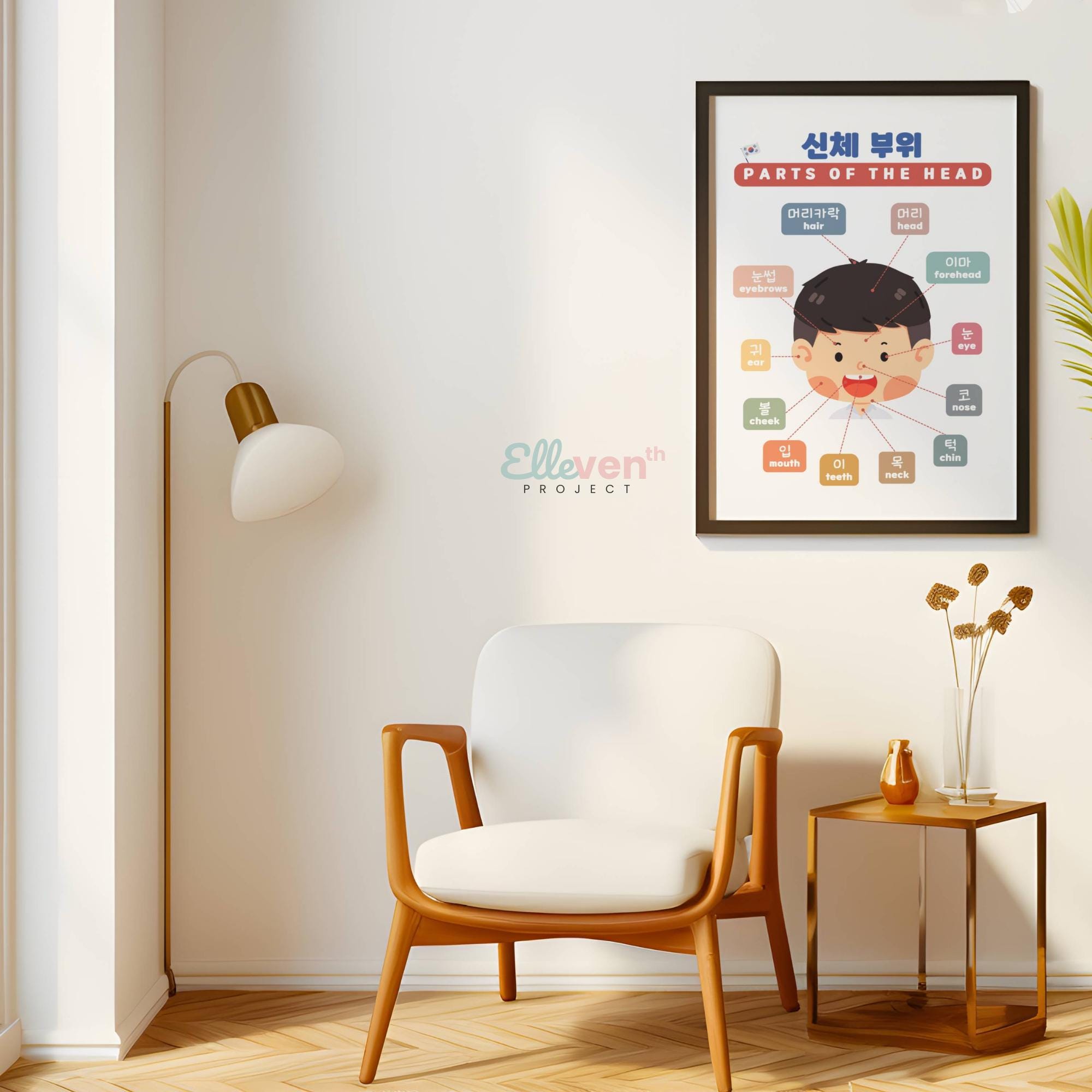 Korean Language Poster, Printable Educational Posters, Korean-english ...