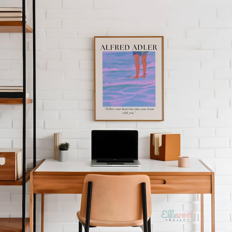 Alfred Adler Quote Printable Wall Poster, Digital Psychology Tool ...