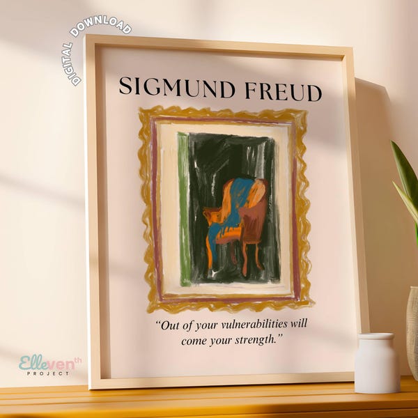 Sigmund Freud Posters - Etsy UK