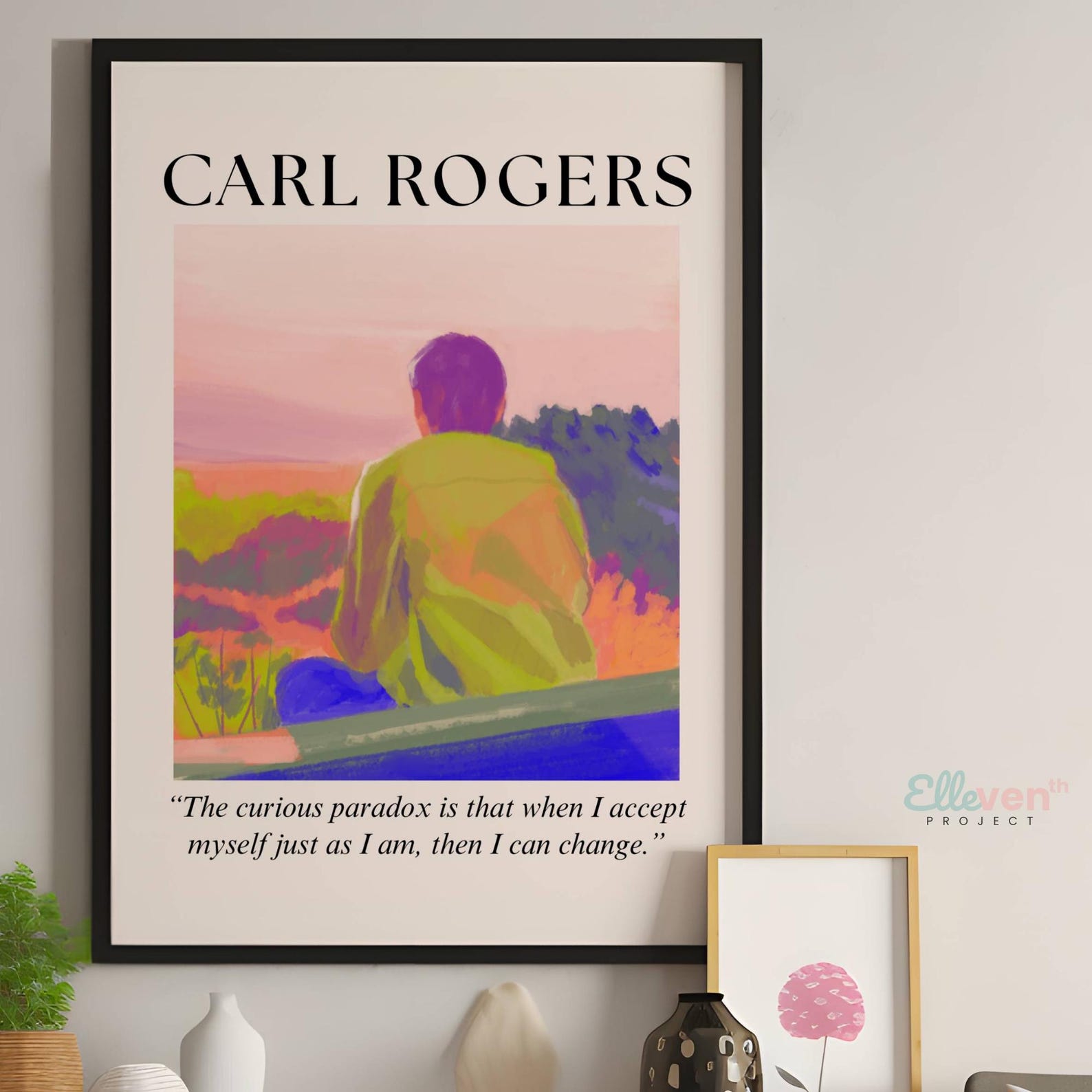 Carl Rogers Quote Printable Poster, Digital Psychology Tool, School ...
