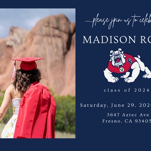 Fresno State Graduation, Graduation Party Invitation, Graduation ...