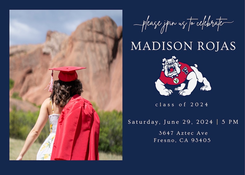 Fresno State Graduation, Graduation Party Invitation, Graduation ...