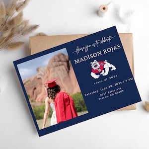 Fresno State Graduation, Graduation Party Invitation, Graduation ...