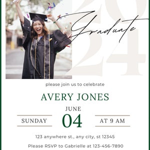 Cal Poly SLO Graduation, Graduation Invitation, Graduation Party Invite ...
