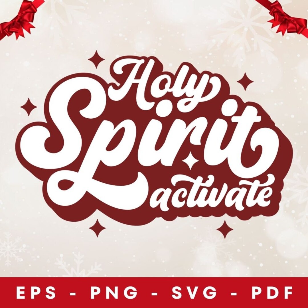 Holy Spirit SVG Design Bundle Printable Instant Download Invoke ...