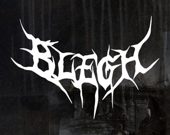 Blegh Funny Death Metal Logo SVG Digital Download Funny Gift - Etsy