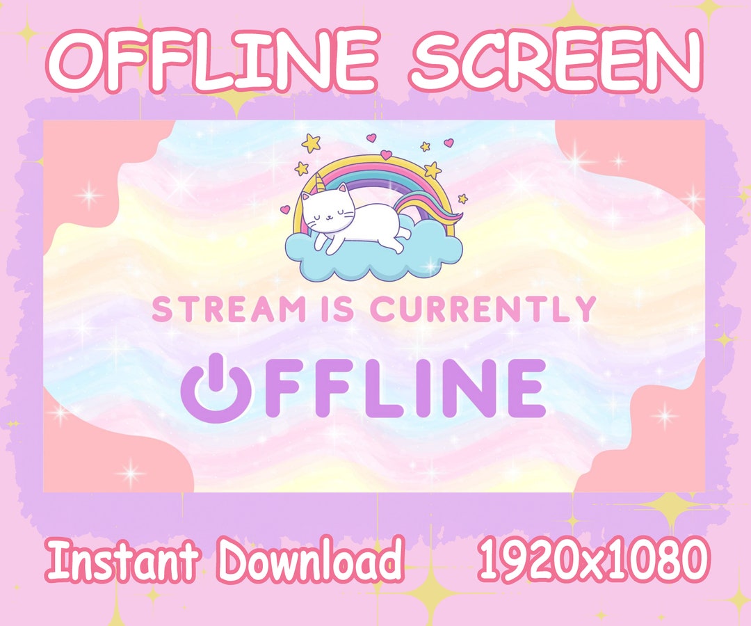 Stream Static Offline Screen / Stream Twitch Offline Screen Static ...