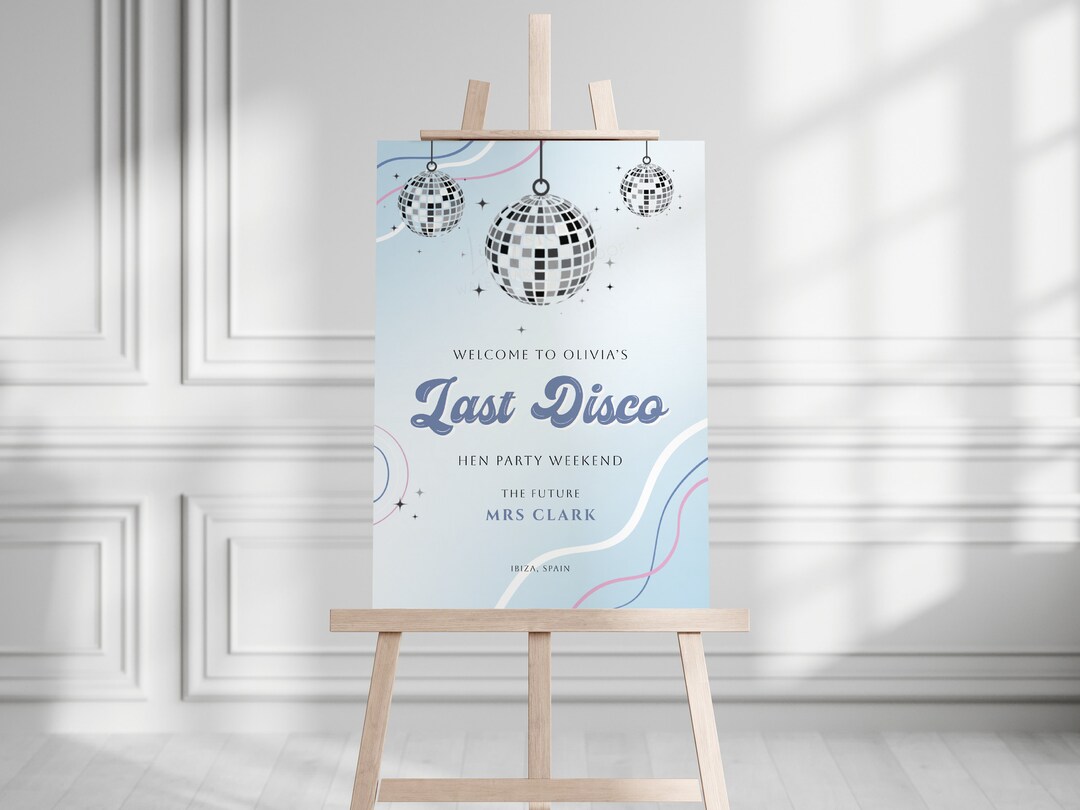 Hen Party Welcome Sign, Hen Do Sign, Bachelorette Party Welcome Sign ...