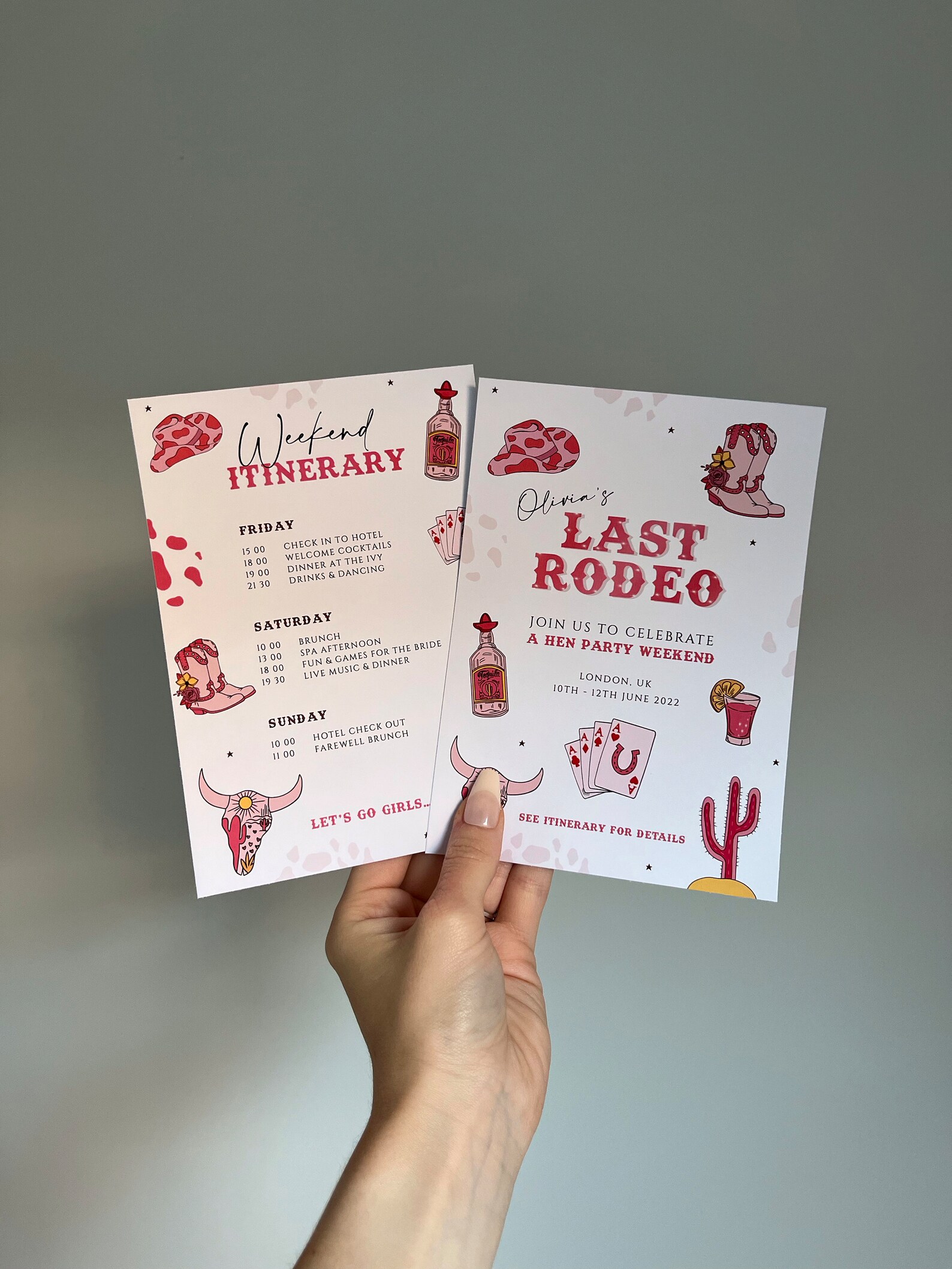 Hen Party Itinerary, Hen Do Itineraries, Hen Party Invite, the Last ...
