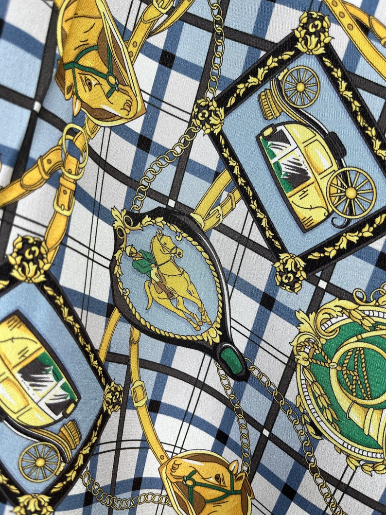 Original Stock Silk 100% Italian Fabric Designer Print - Etsy