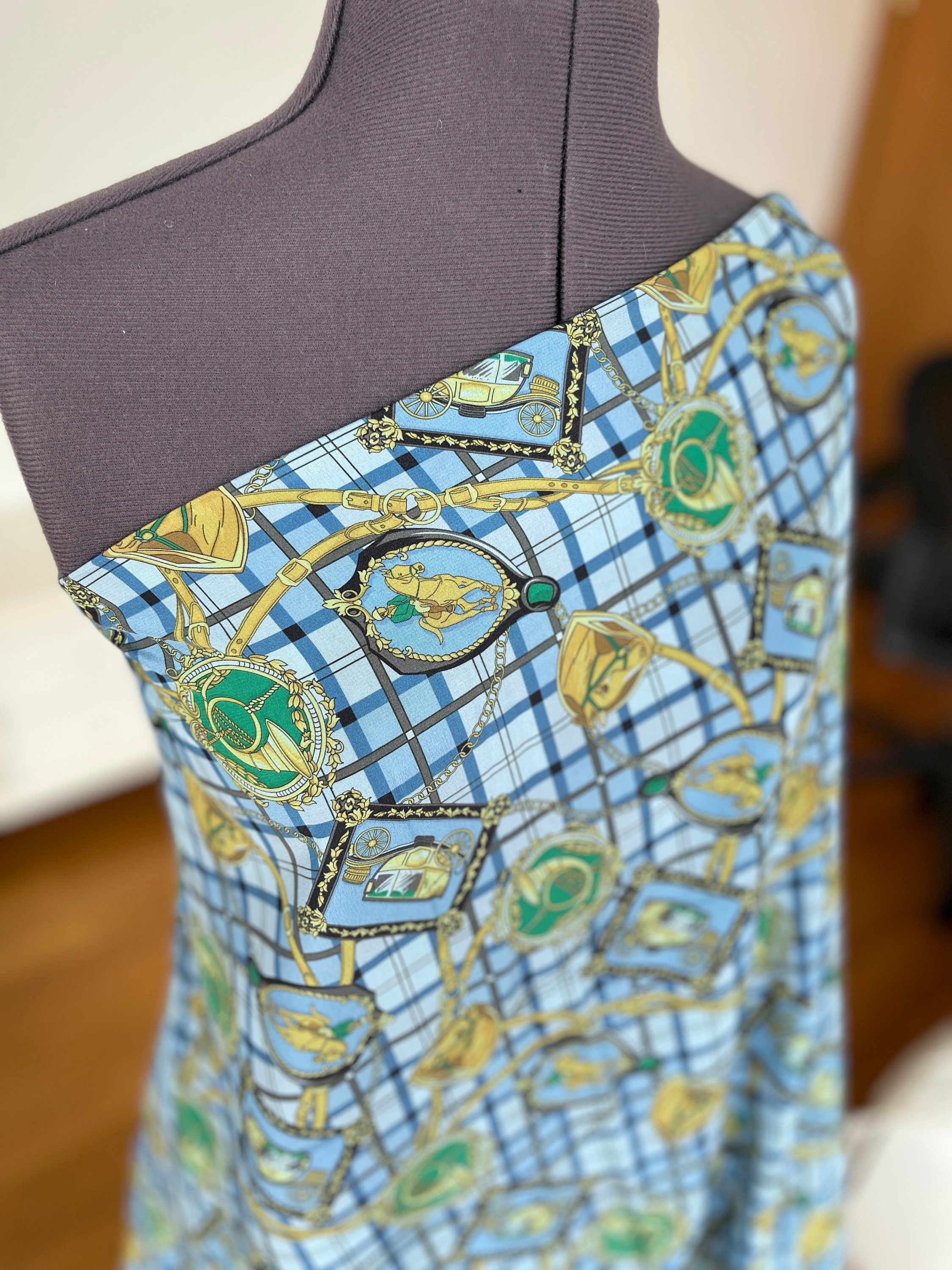 Original Stock Silk 100% Italian Fabric Designer Print - Etsy