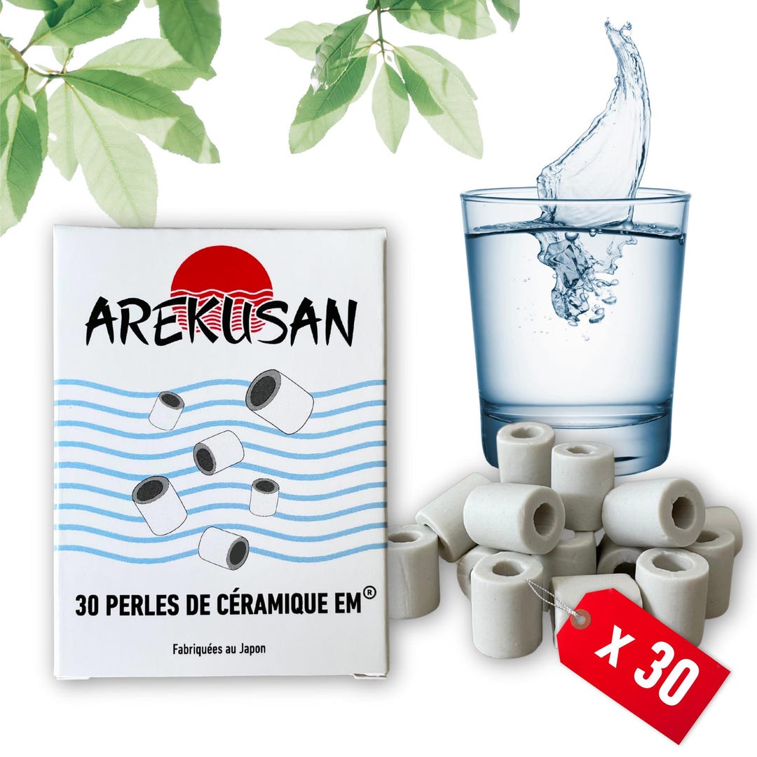 30 Grey EM Ceramic Beads Natural Water Filtration Purifier and ...