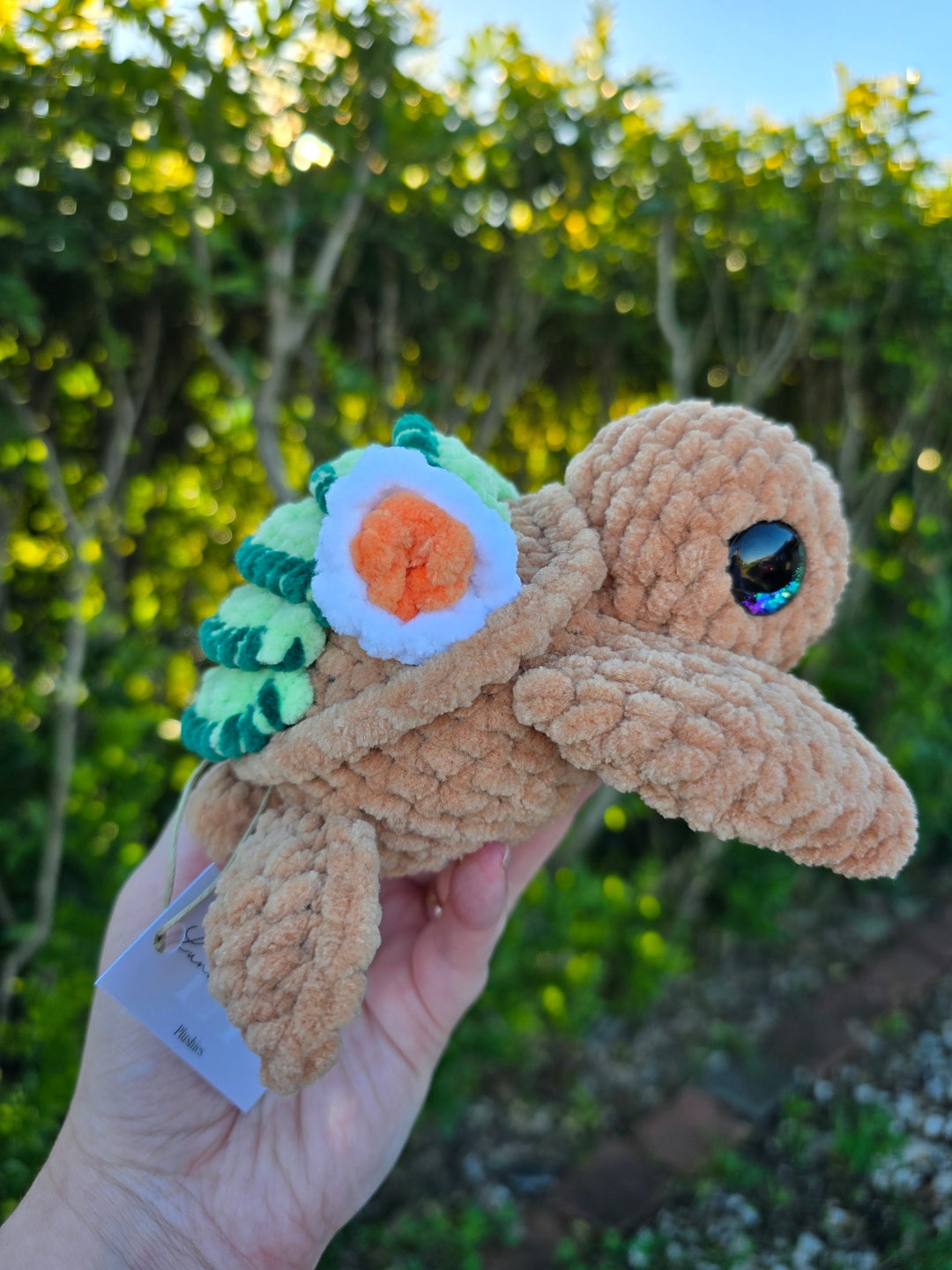 Crochet Avocado & Egg Toast Turtle Plushie ~ Crochet Turtle Plushie ...