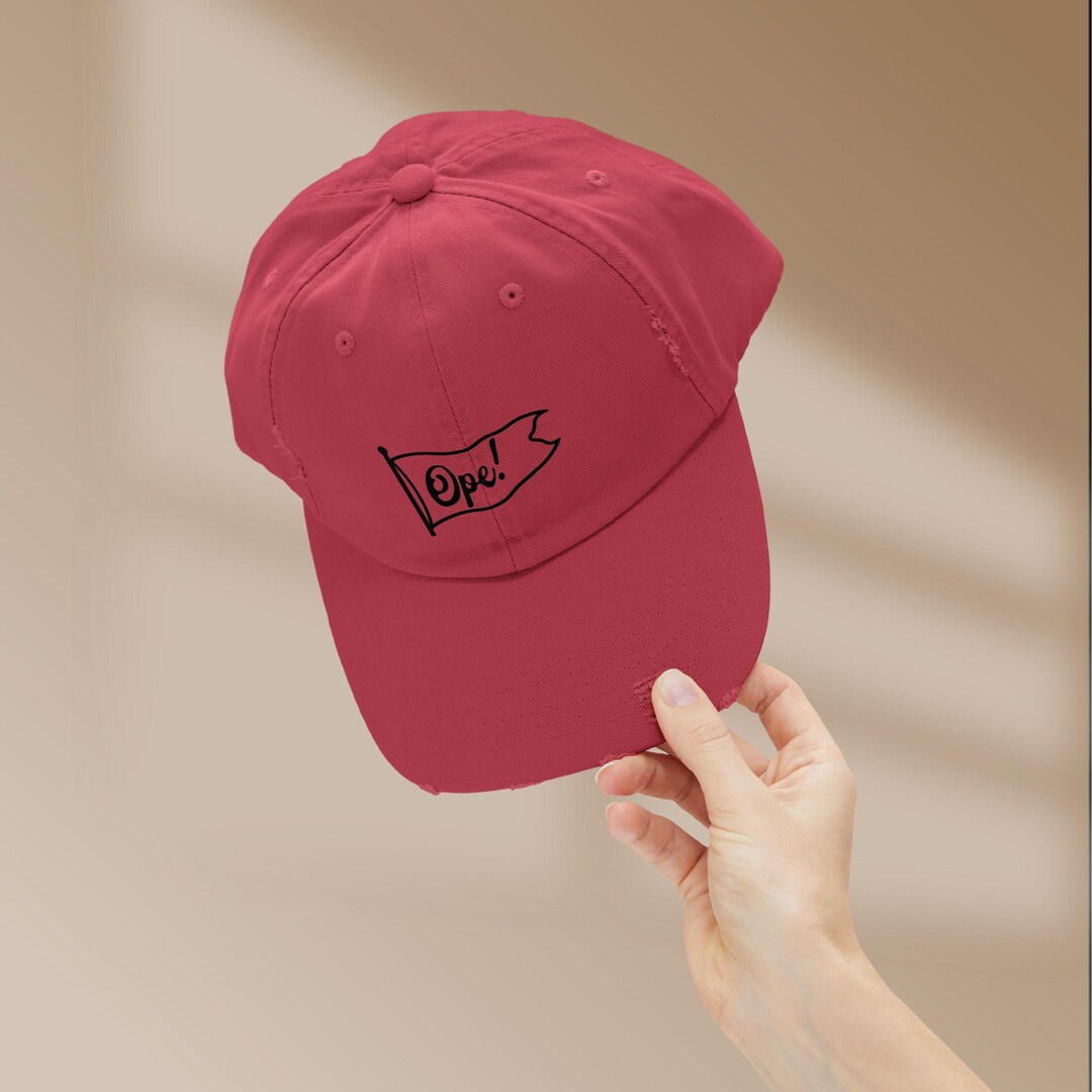 Ope Hat Midwest Distressed Baseball Cap – Funny Unisex Dad Hat for ...
