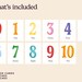 Number Flashcards for Montessori Counting 1-10 Flashcards for Preschool ...