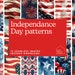 American Digital Paper USA Seamless Pattern, Printable Scrapbook Paper ...