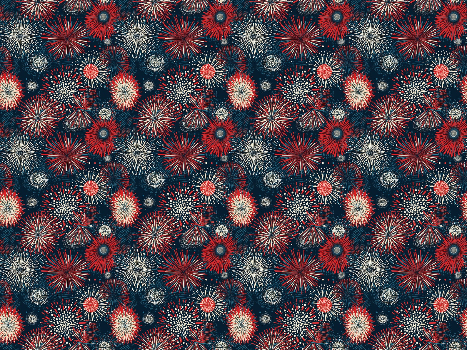 American Digital Paper USA Seamless Pattern, Printable Scrapbook Paper ...