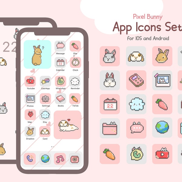 Desktop Wallpaper Pixel - Etsy