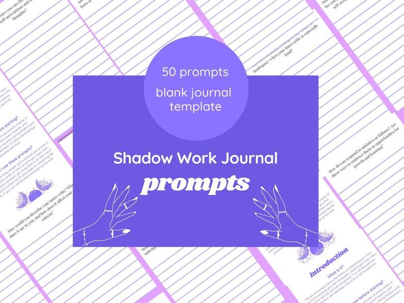 50 Shadow Work Journaling Prompts for Inner Critic & Self Compassion ...