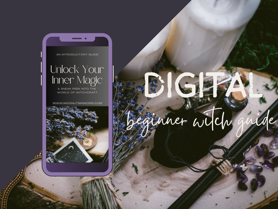 Beginner Witchcraft Guide Baby Witch Book of Shadows Grimoire Pages ...