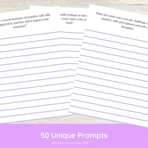 50 Shadow Work Journaling Prompts for Inner Critic & Self Compassion ...