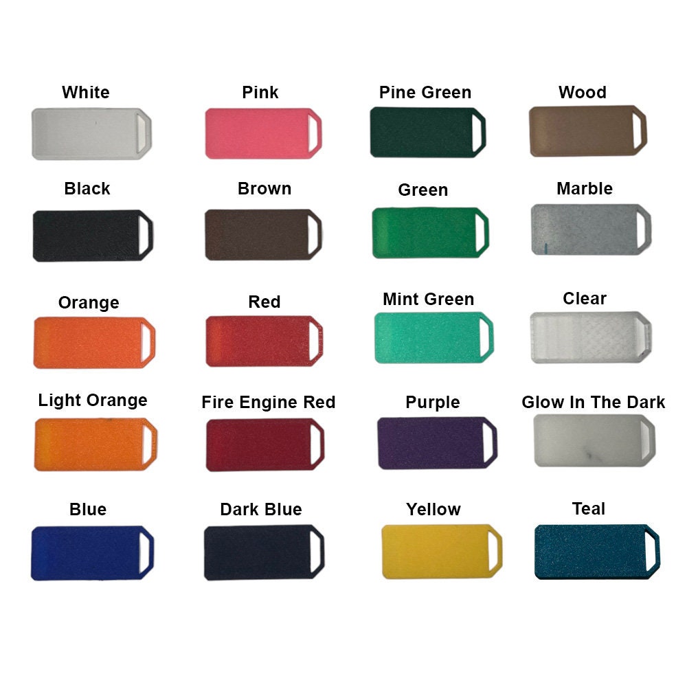 Personalized Name Keychain - Two Colors - Glow in the Dark Option - 3D ...