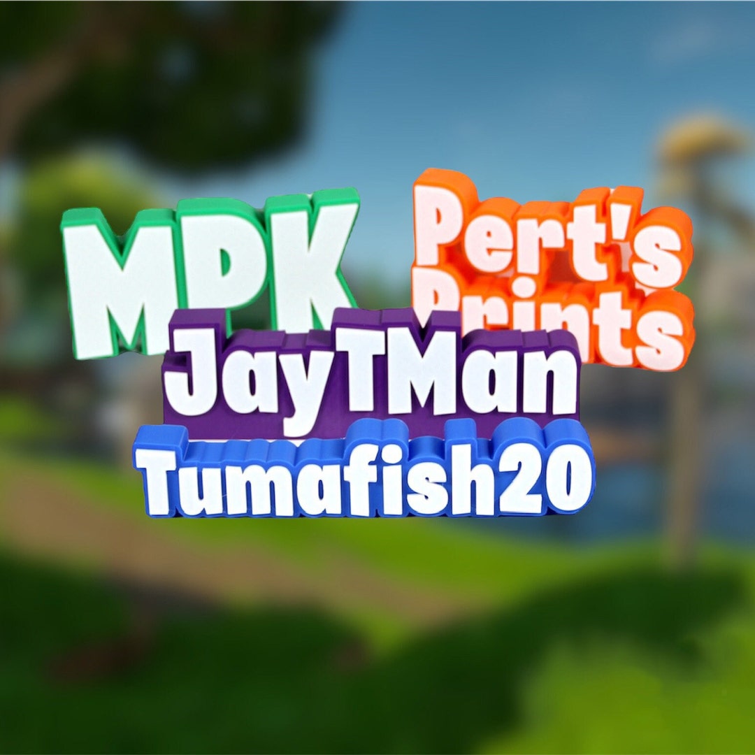 Personalized Battle Royale Font Name Plate Great Gift for Teen & Adult ...