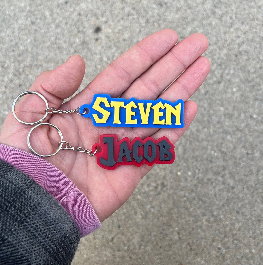 Personalized Wow Video Game Font Keychain - Pick Your Faction - Great ...