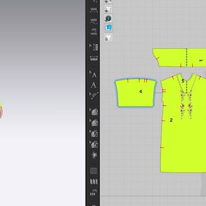 PDF Swing Pattern-djellabas Marocaines Oversize - Printing at Home ...