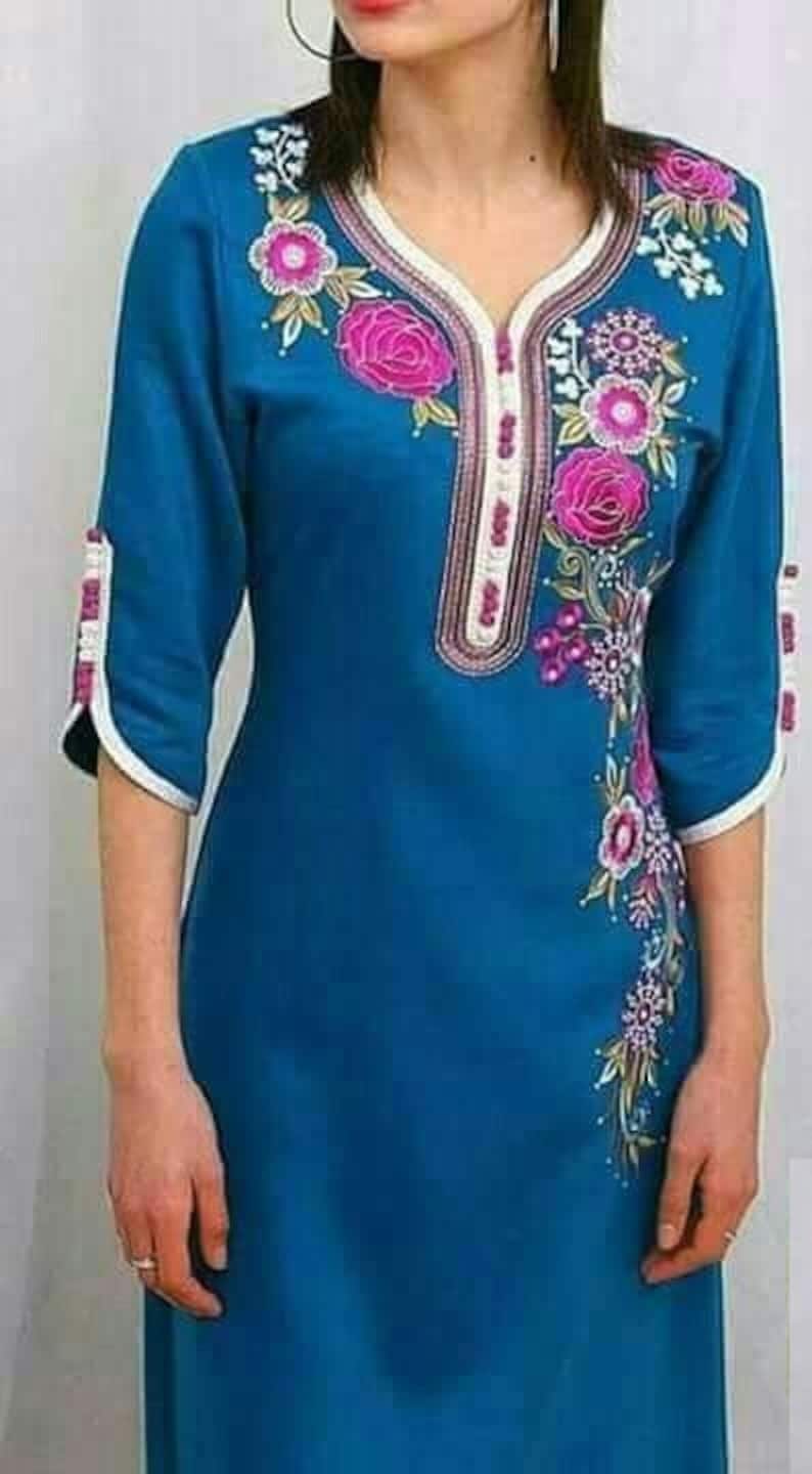 Kaftan Pdf Sewing Pattern Women's Lounge Dress PDF Instant Digital ...