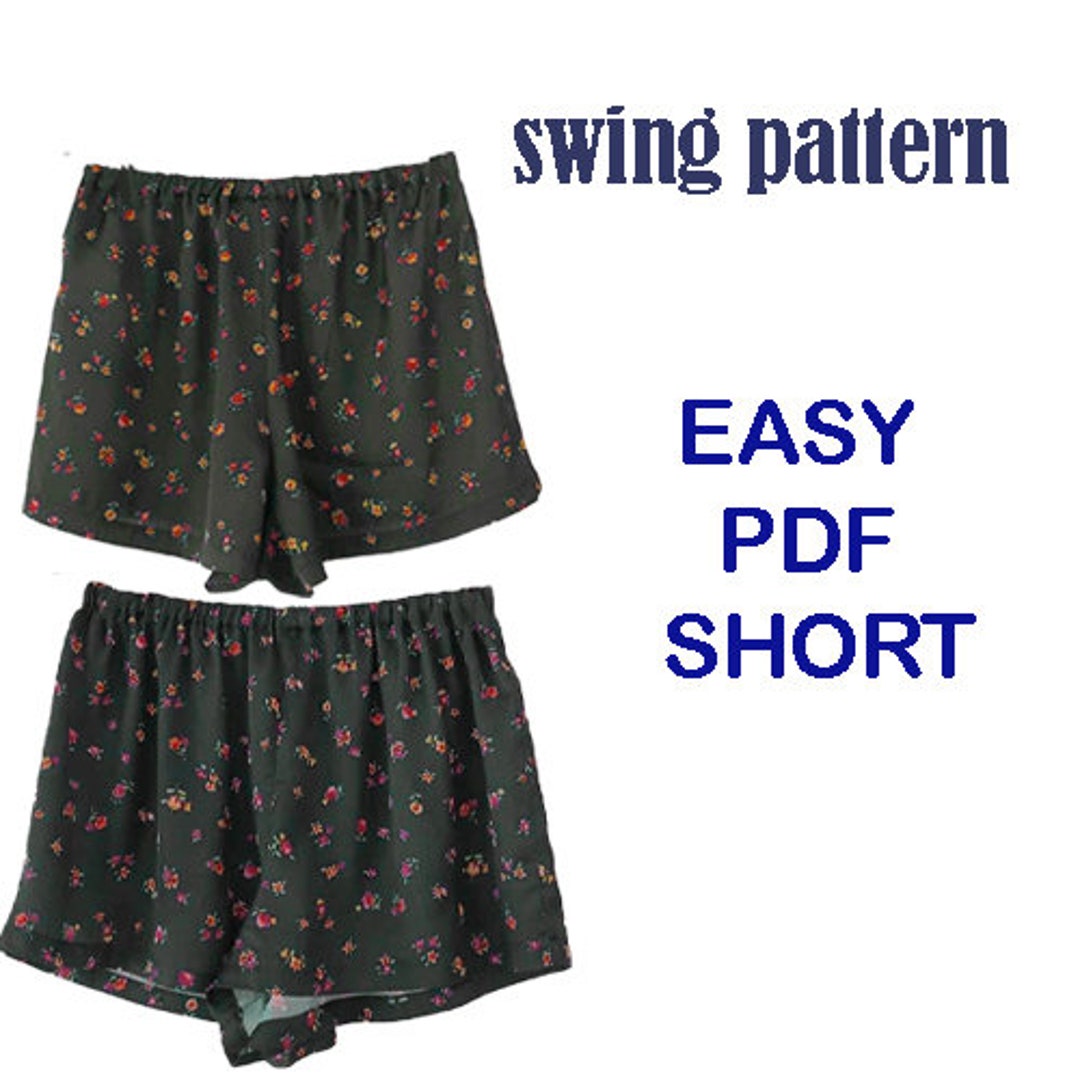 Easy Shorts Pattern | Women's Shorts Pattern /shorts Pattern for ...
