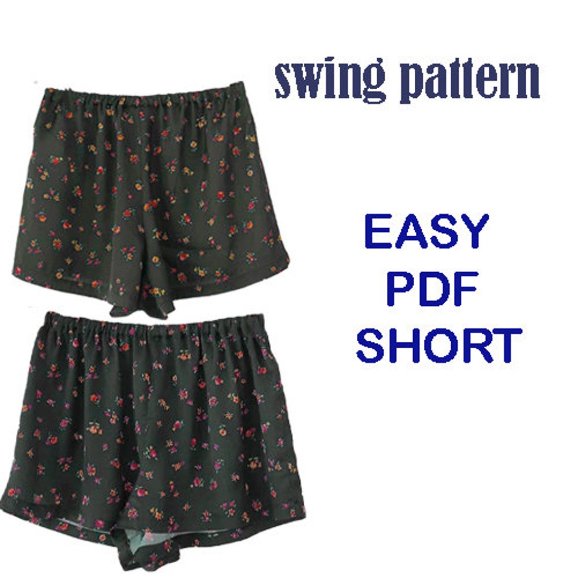 Easy Shorts Pattern | Women's Shorts Pattern /shorts Pattern for ...